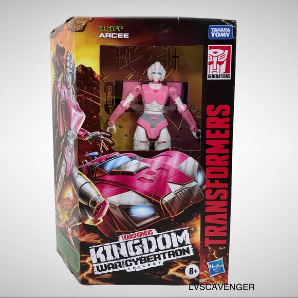 Hasbro | Toys | Transformers Kingdom Deluxe Class Arcee | Poshmark